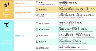 17 Most Common Japanese Particles