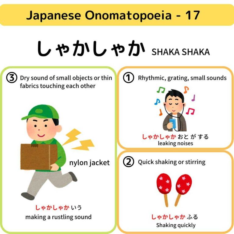 Japanese Onomatopoeia Words