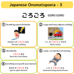 Japanese Onomatopoeia Words