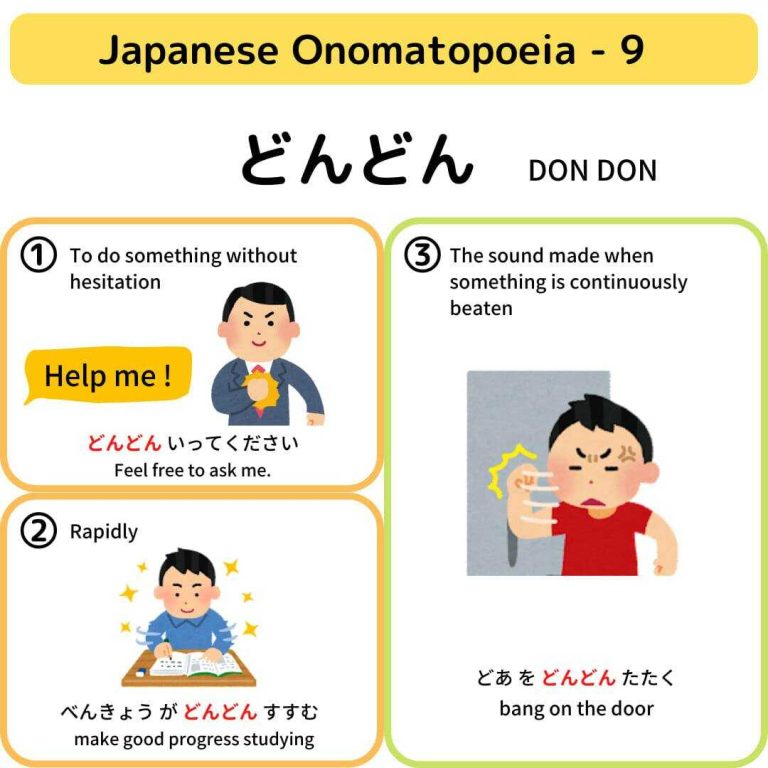 Japanese Onomatopoeia Words